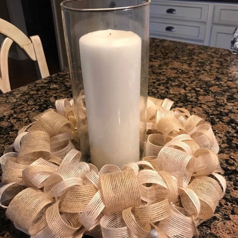 Burlap Centerpieces - Etsy