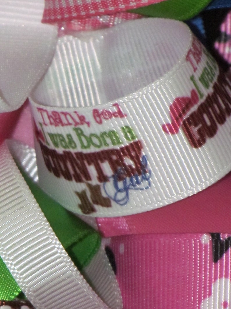 Country Girl Ribbon Wreath | Etsy