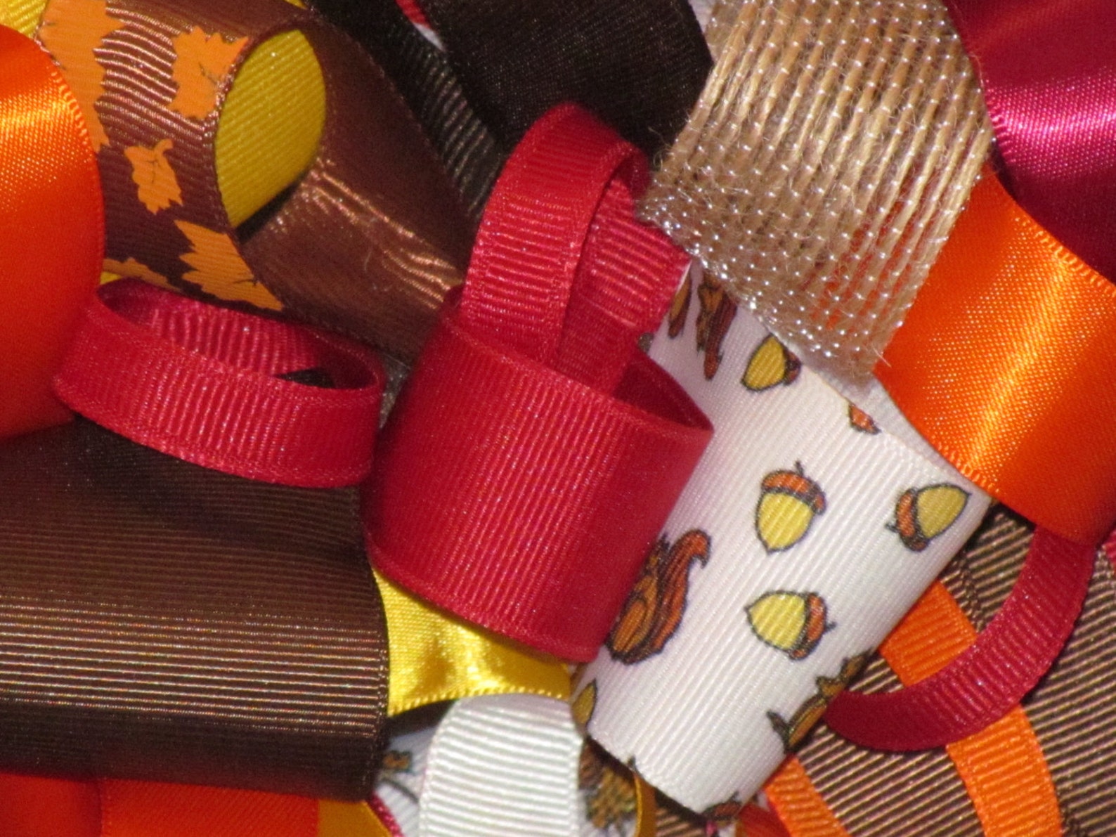 Happy Fall Y'all Ribbon Wreath - Etsy