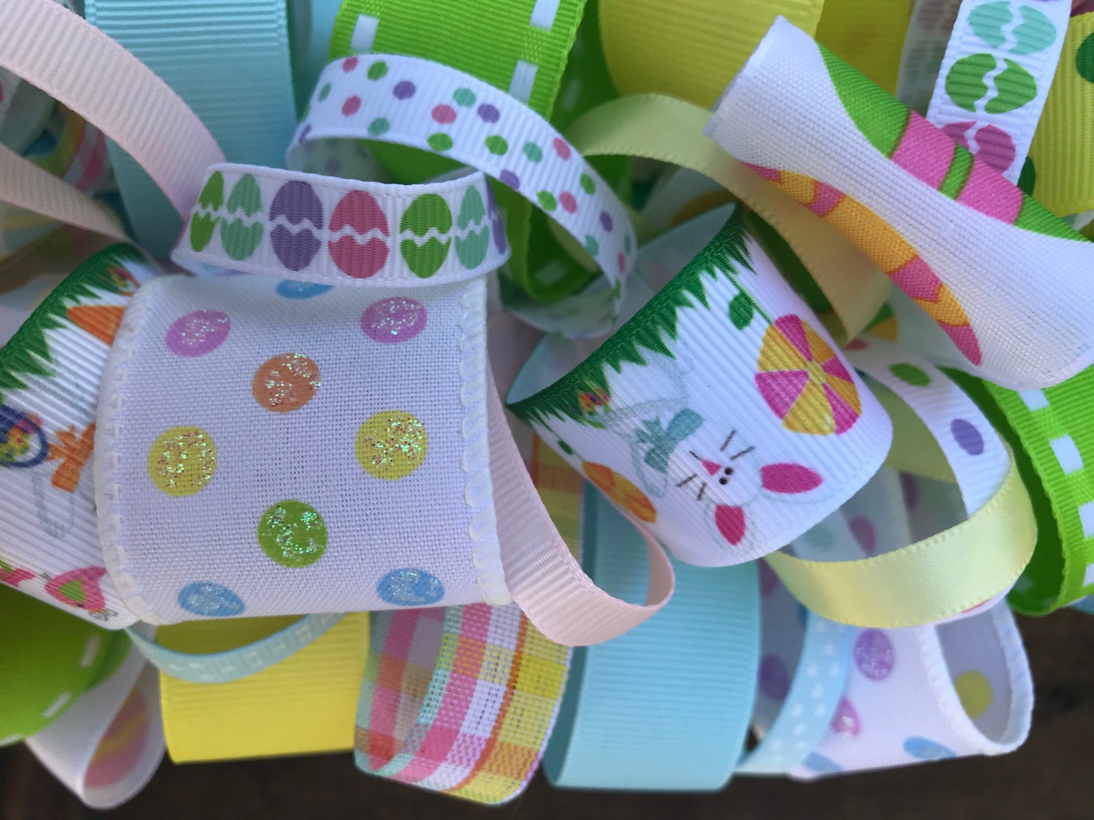 Easter Ribbon Wreath - Etsy