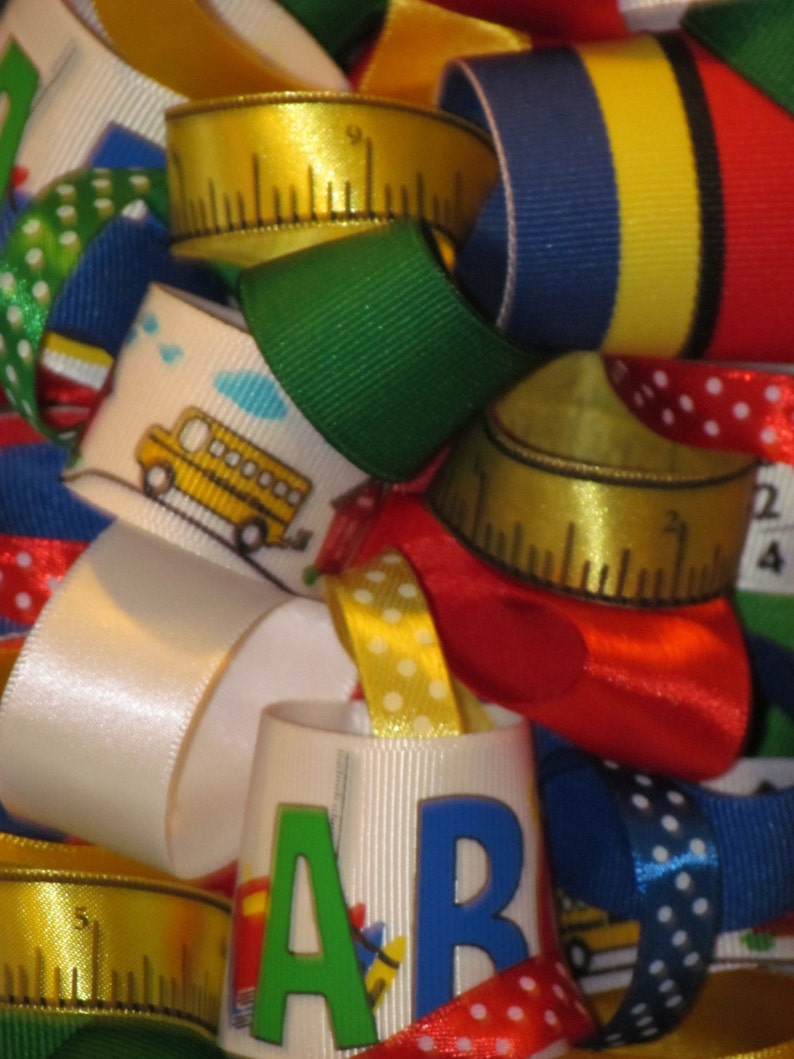 Teachers Ribbon Wreath With Hanging Plaque - Etsy