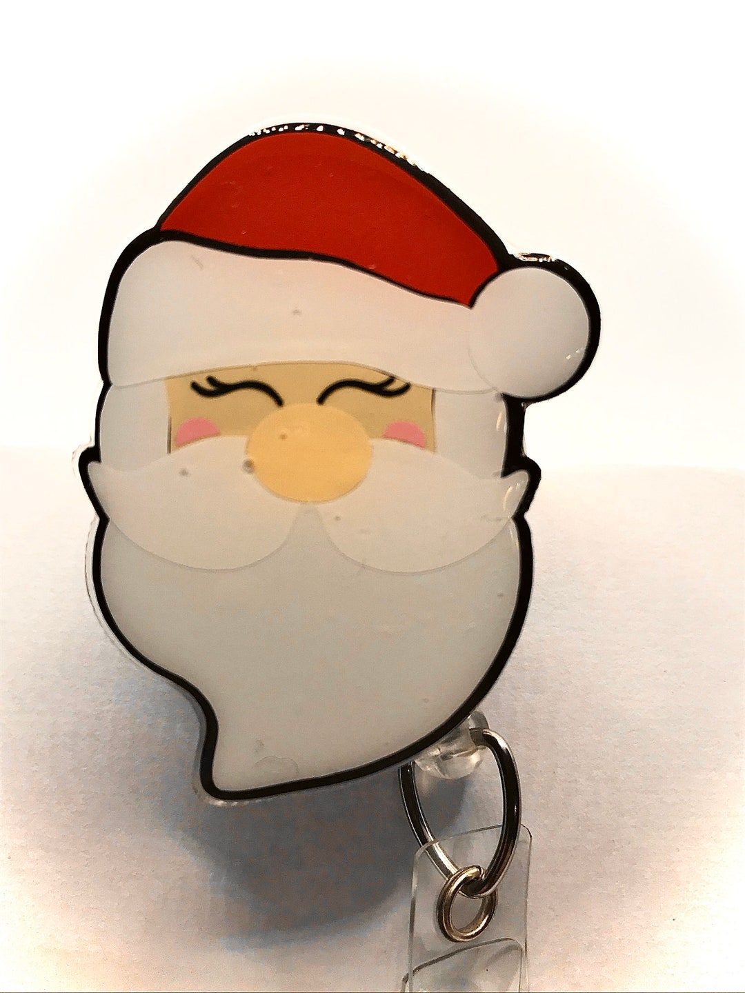 Santa Badge for Lanyards and Badge Holders - Etsy