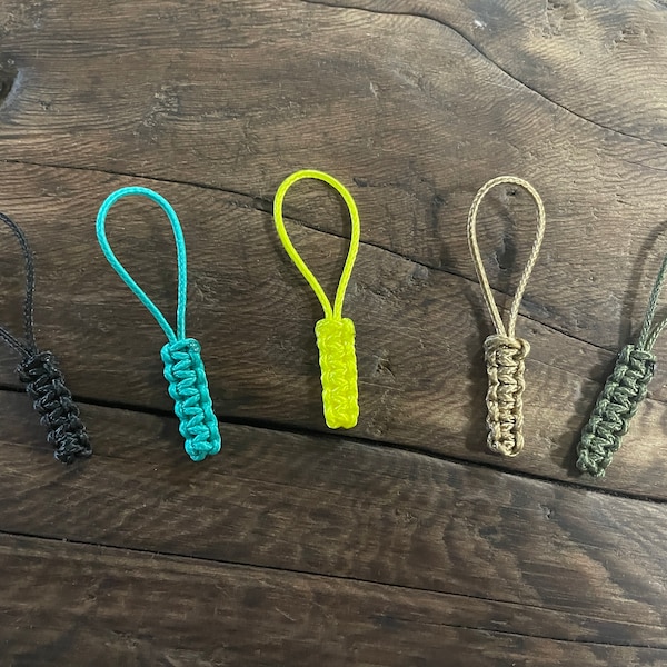 Paracord Zipper Pull - Etsy