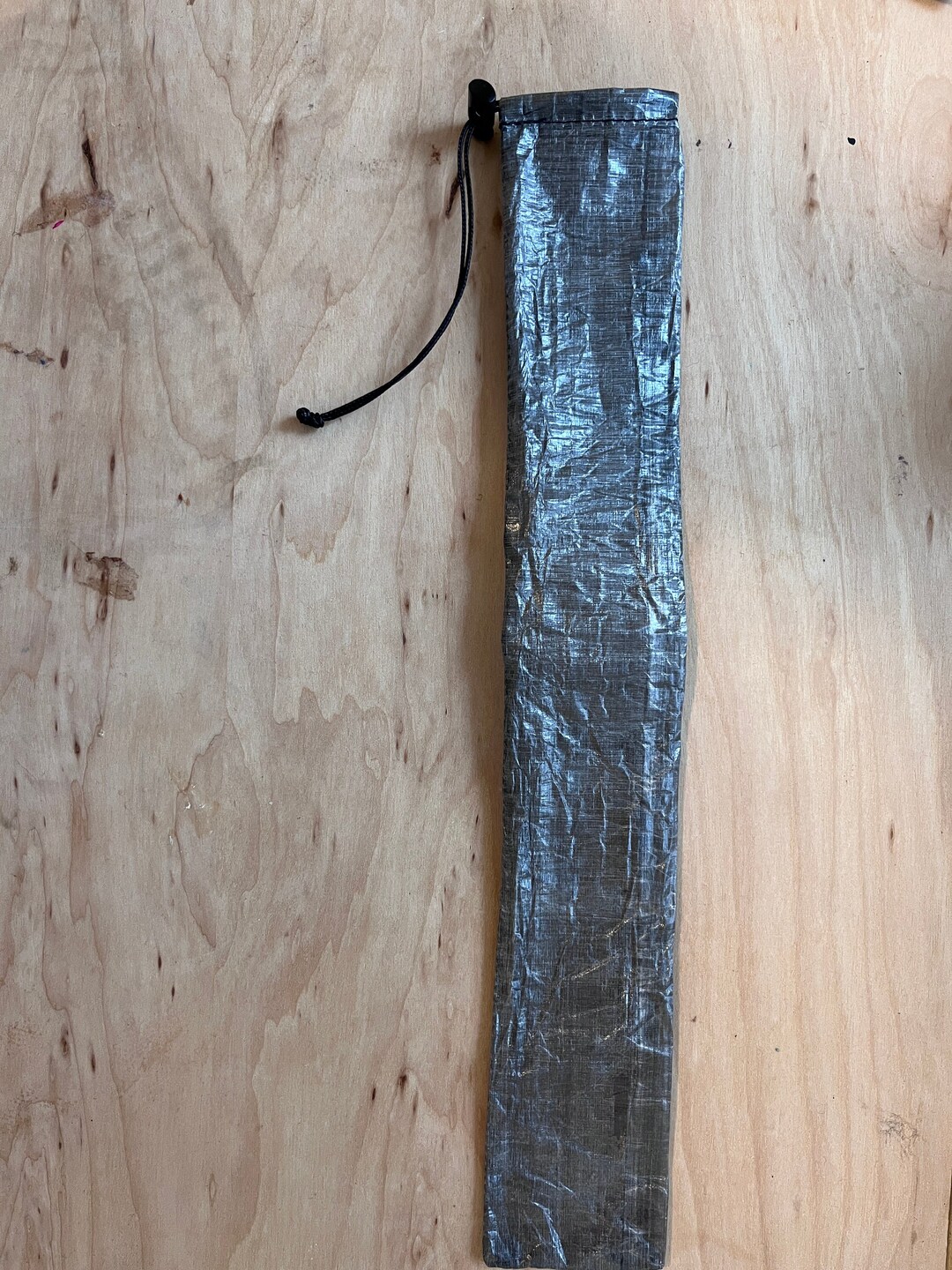 Ultralight Dyneema Drawstring Bag Green 1.42oz, Stakes Bag, Pole Bag ...