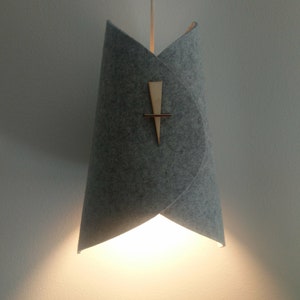 Felt Pendant Light Felt Light Fixture Felt Ceiling Light Fixture Felt ...