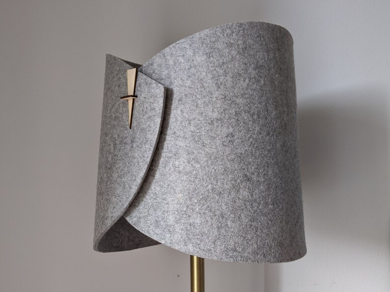 Felt Lamp Shade Felt Floor Lamp Shade Felt Table Lamp Shade Modern Lamp ...