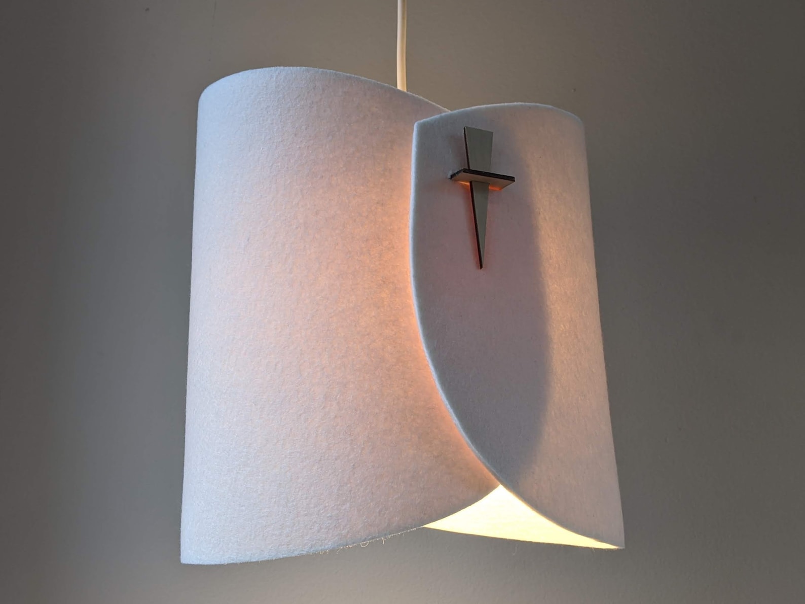 Felt Pendant Light Felt Light Fixture Felt Ceiling Light Fixture Felt ...