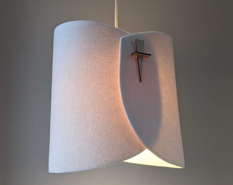 Felt Pendant Light Felt Light Fixture Felt Ceiling Light Fixture Felt ...