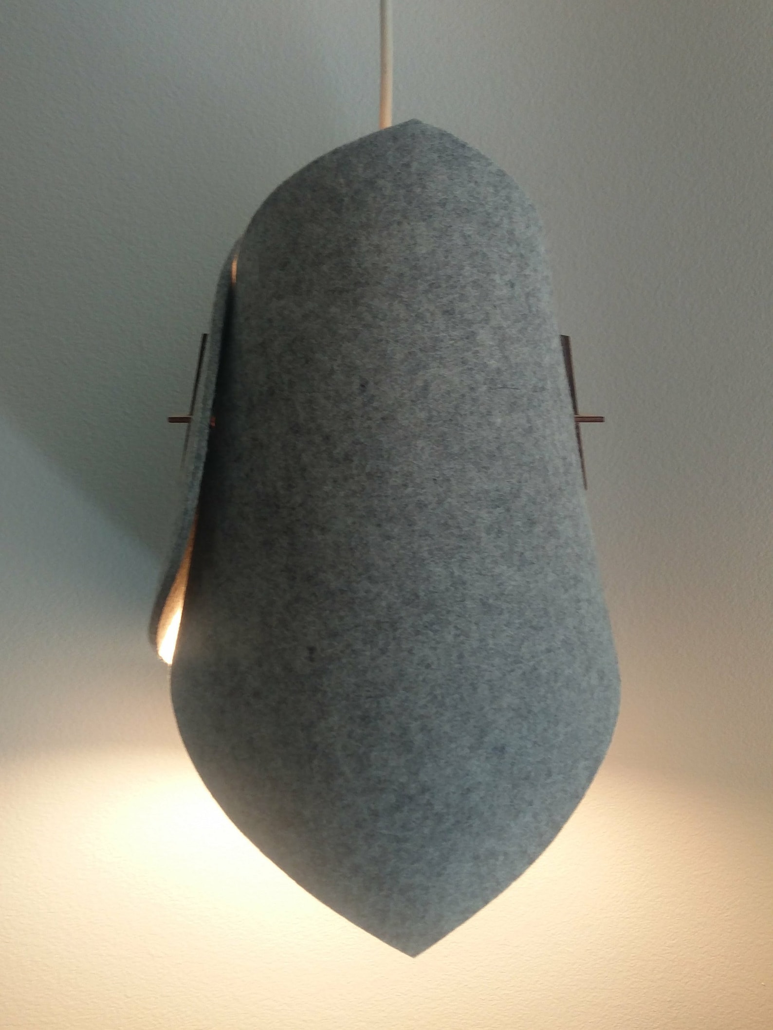 Felt Pendant Light Felt Light Fixture Felt Ceiling Light - Etsy UK