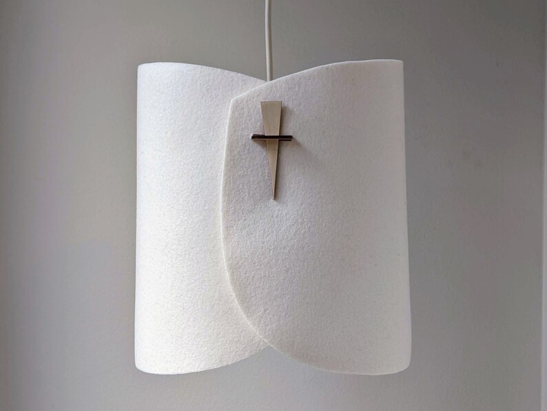 Felt Pendant Light Felt Light Fixture Felt Ceiling Light Fixture Felt ...