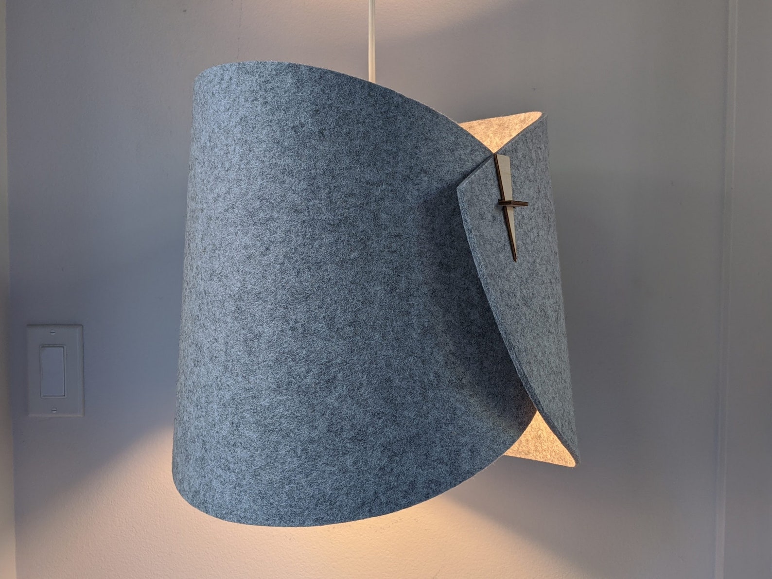 Felt Pendant Light Felt Light Fixture Felt Ceiling Light Fixture Felt ...
