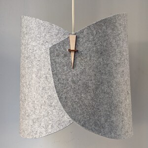 Felt Pendant Light Felt Light Fixture Felt Ceiling Light Fixture Felt ...