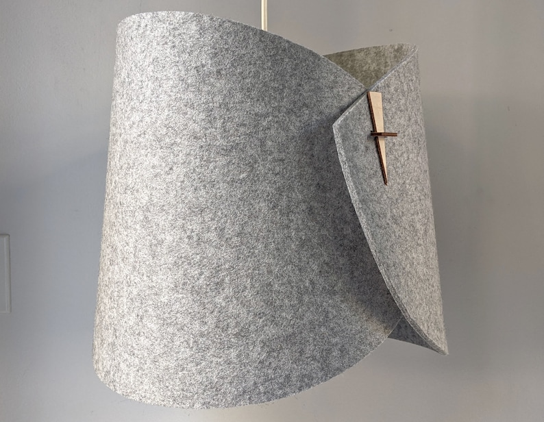 Felt Pendant Light Felt Light Fixture Felt Ceiling Light Fixture Felt ...