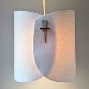 Felt Pendant Light Felt Light Fixture Felt Ceiling Light Fixture Felt ...