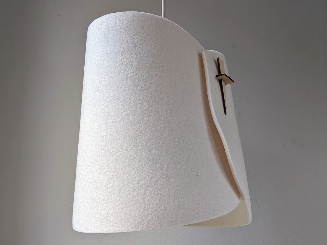 Felt Pendant Light Felt Light Fixture Felt Ceiling Light - Etsy