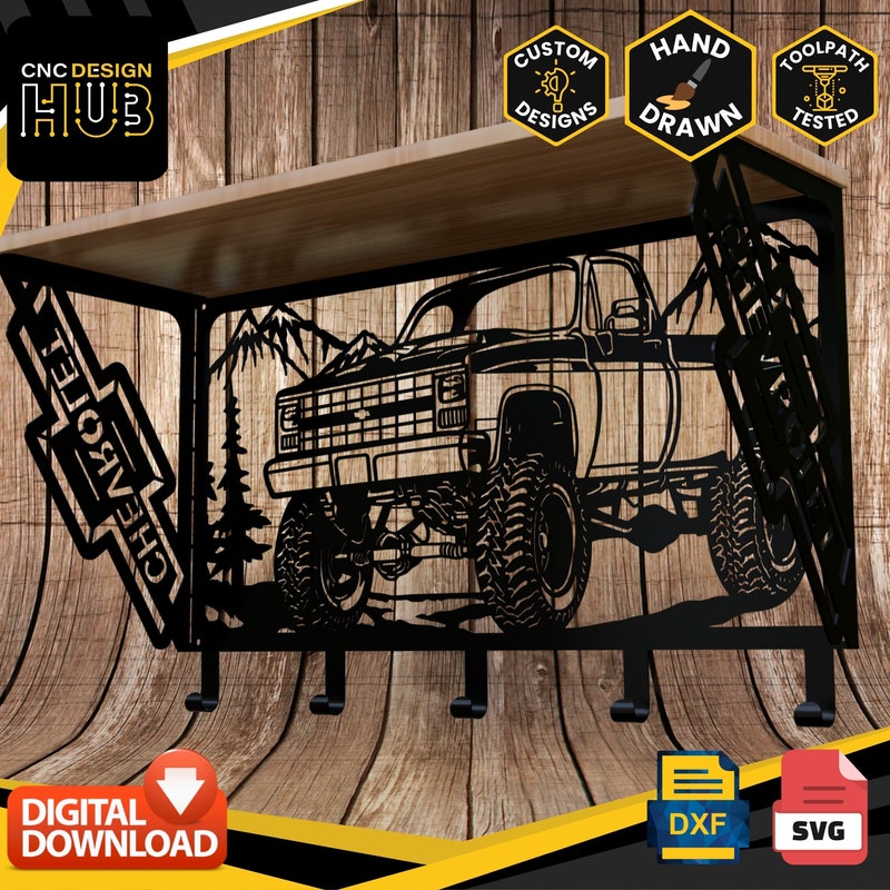 Metal Art Dxf Chevy - Etsy