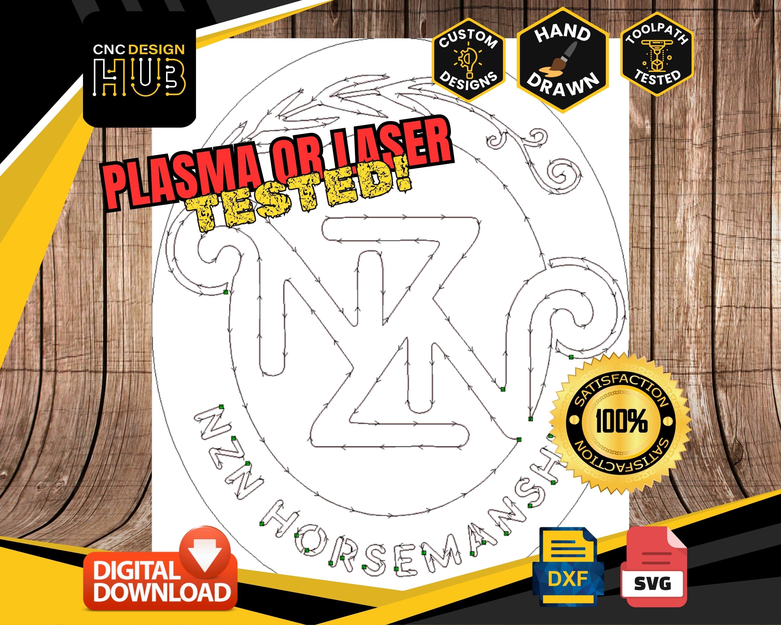 Custom Logo or Icon Converted to Cut Ready File - Designed for CNC ...
