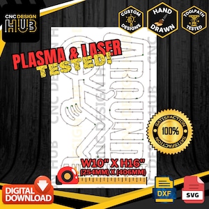 FAFO Metal Sign - Designed for CNC Machines - Plasma, Laser, Water Jet ...