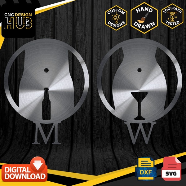 Male and Female Toilet Signs - Etsy