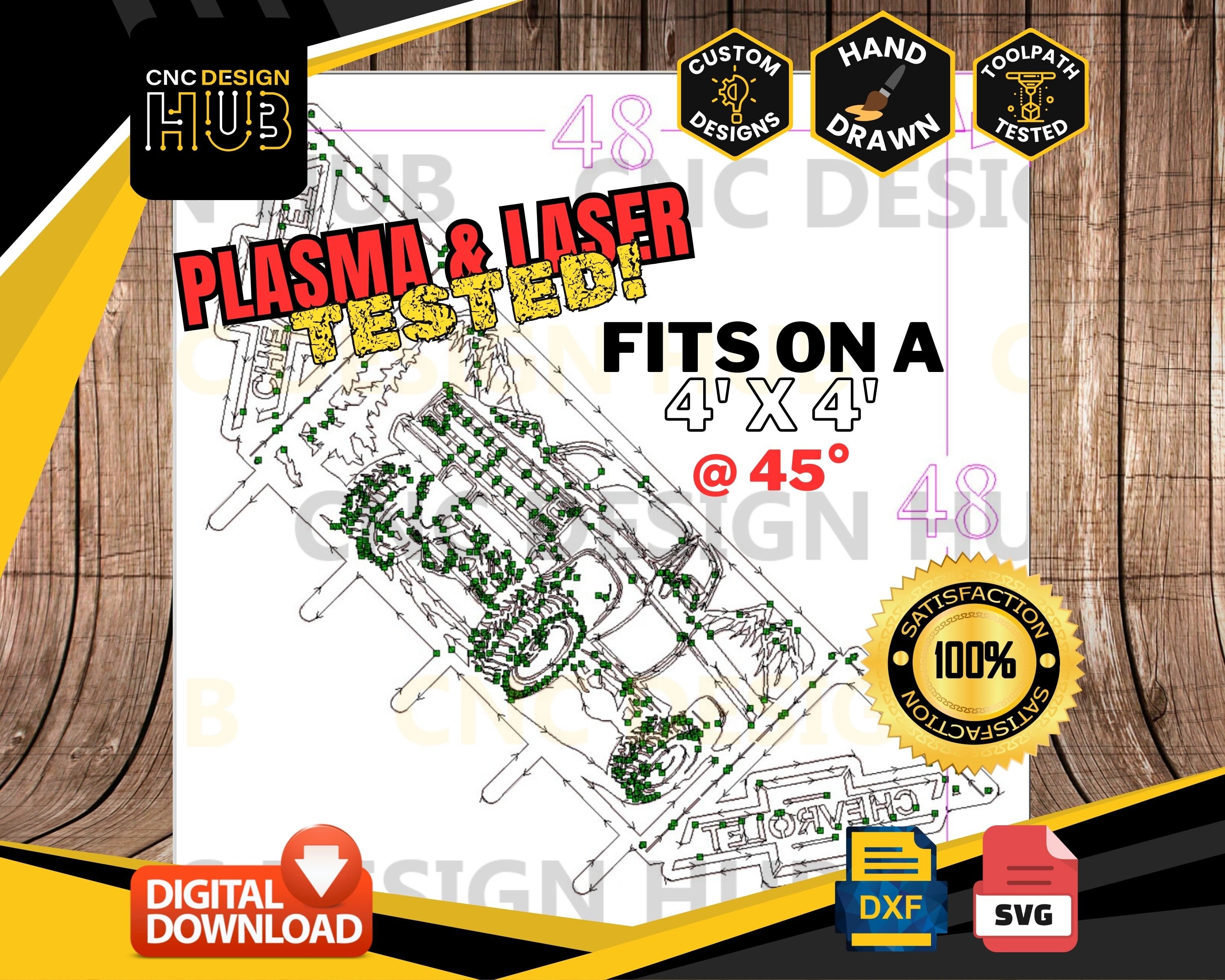 X5 Shelf and Hanger Brackets Bundle Designed for CNC Machines, Plasma ...