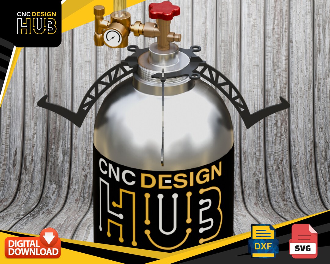 Welding Gas Bottle Hanger Hooks Designed for CNC Machines, Plasma ...