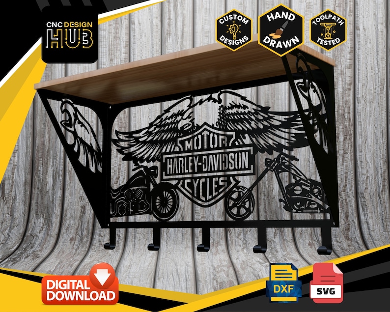 X5 Shelf and Hanger Brackets Bundle Designed for CNC Machines, Plasma ...