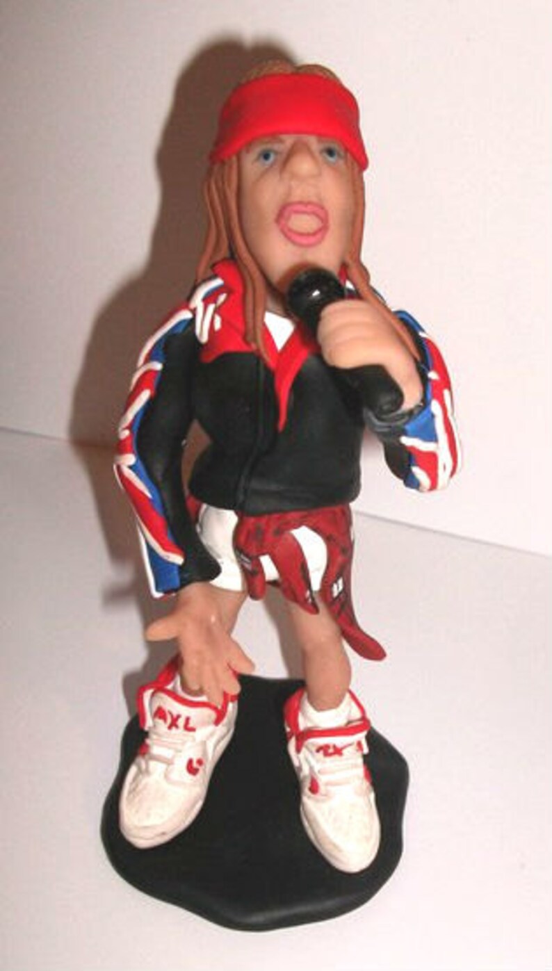 Axl Rose Guns N' Roses Rock Star Doll Unique Hand Made - Etsy