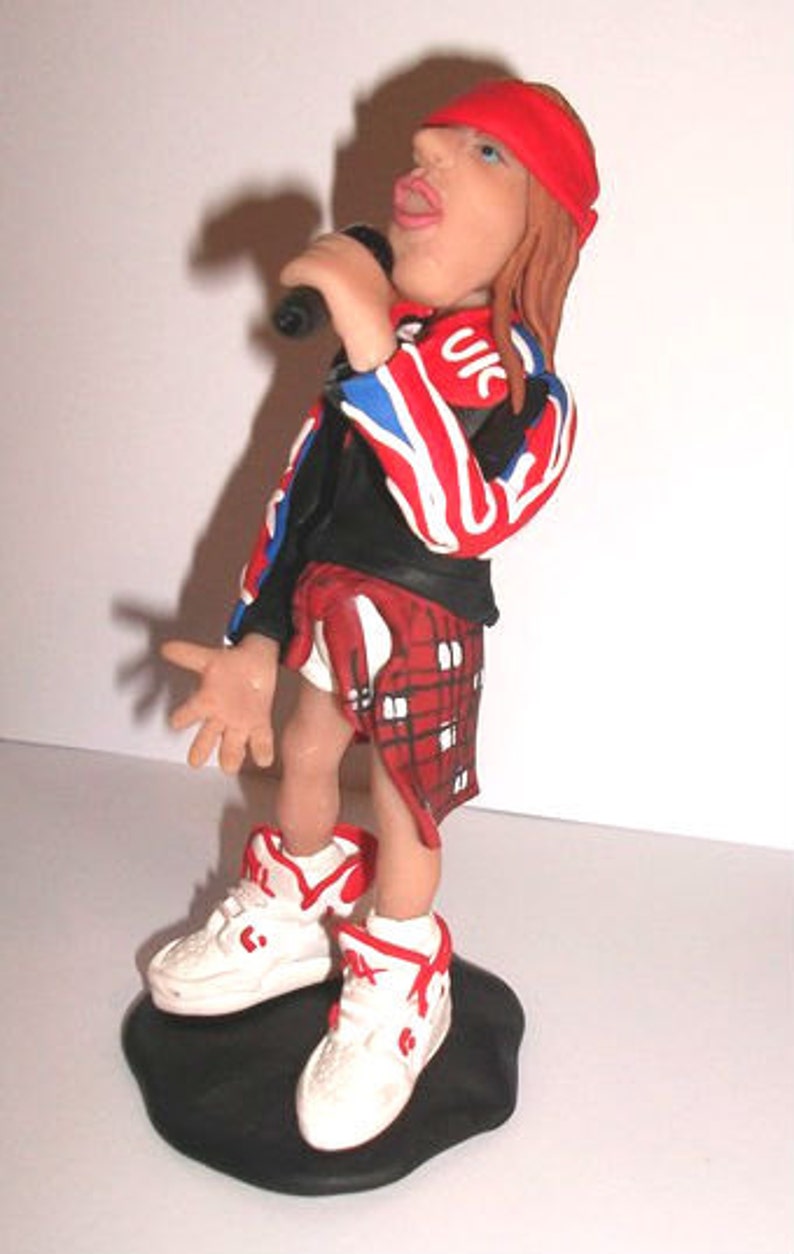 Axl Rose Guns N' Roses Rock Star Doll Unique Hand Made - Etsy