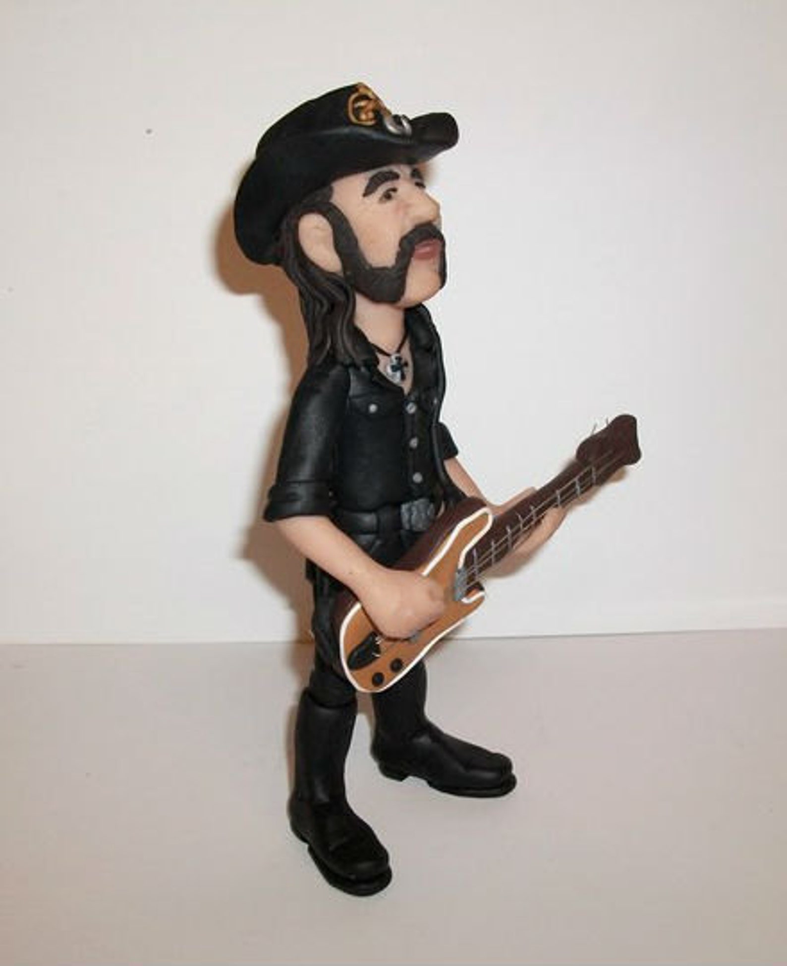 Lemmy Kilmister, Motorhead Sculpture, Polymer Clay Figurine - Hand ...