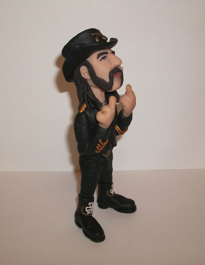 Lemmy Kilmister Sculpture Motorhead Polymer Clay Figurine - Etsy