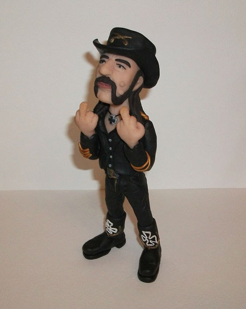 Lemmy Kilmister Sculpture Motorhead Polymer Clay Figurine - Etsy