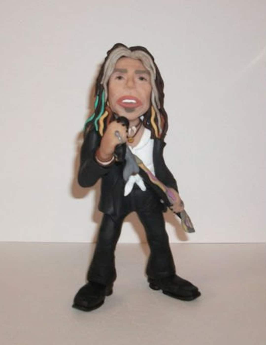 Steven Tyler, Aerosmith, Rock Star Doll,miniature Figurine Unique Hand ...