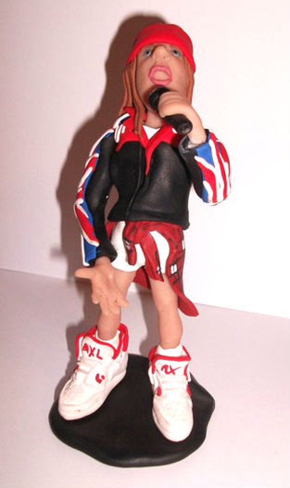 Axl Rose Guns N' Roses Rock Star Doll Unique Hand Made | Etsy UK