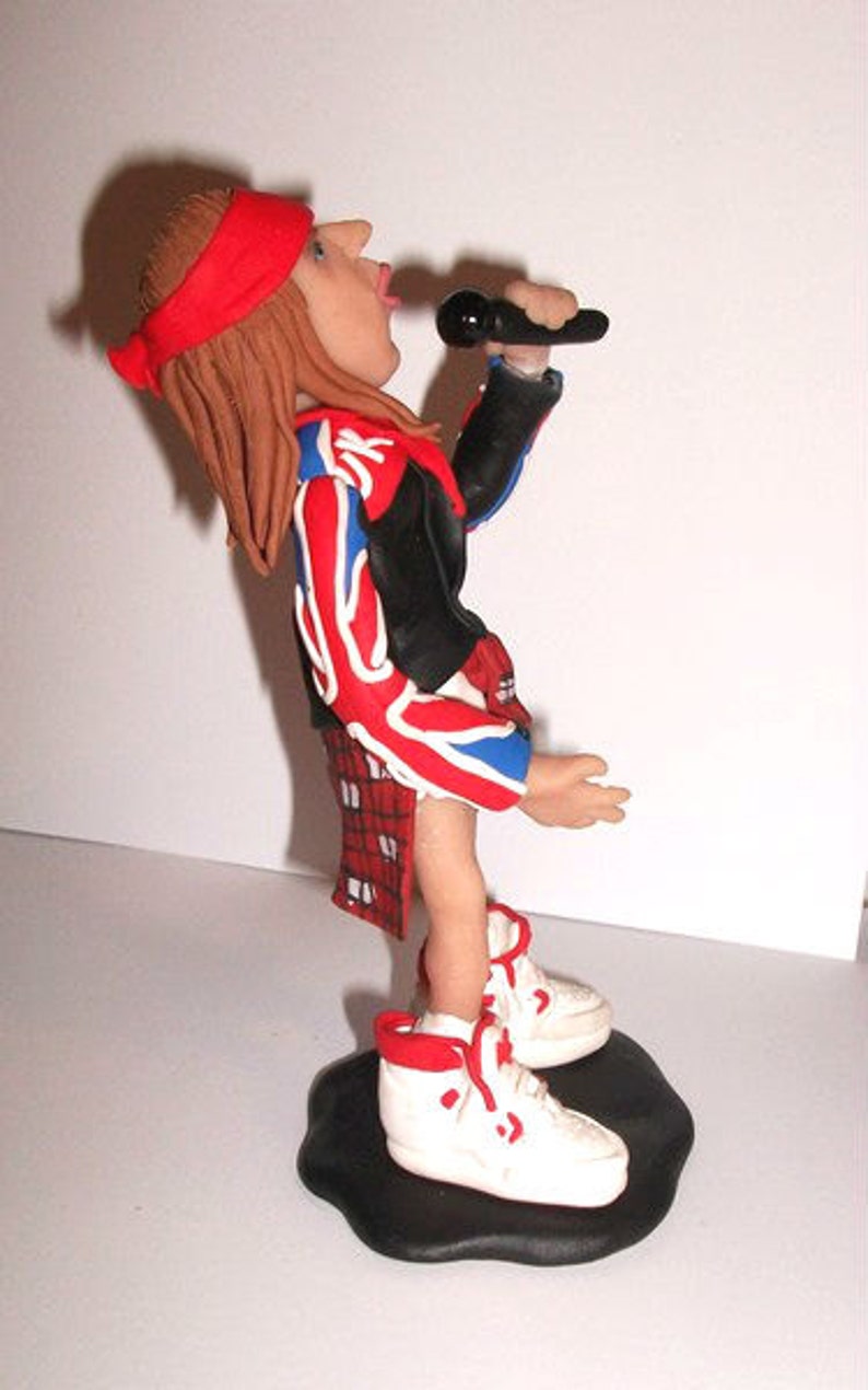 Axl Rose Guns N' Roses Rock Star Doll Unique Hand Made - Etsy