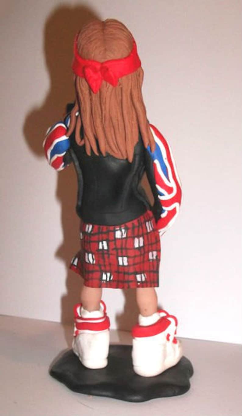Axl Rose Guns N' Roses Rock Star Doll Unique Hand Made - Etsy