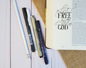 Bible Hand Lettering | Etsy
