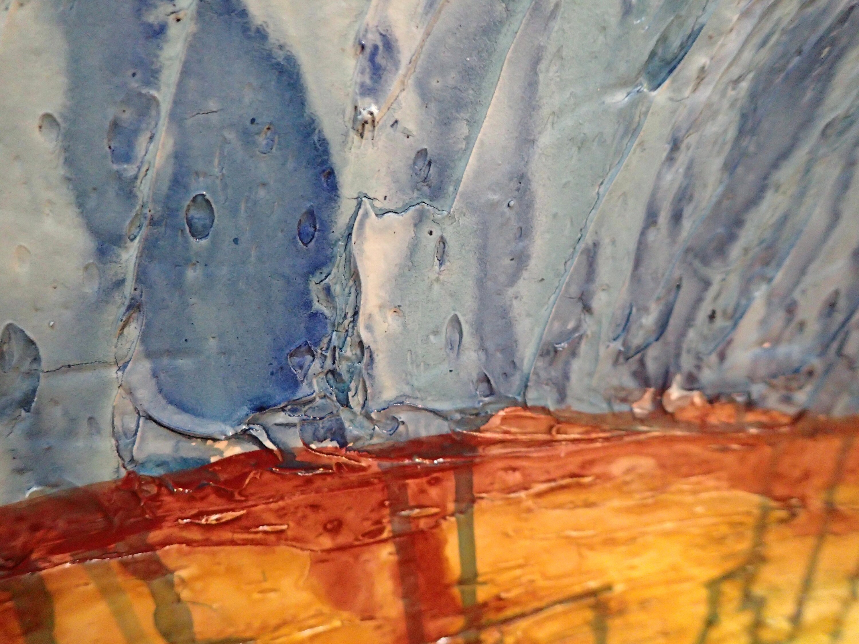Heavy Plains Original Texture Watercolor Painting Canvas - Etsy