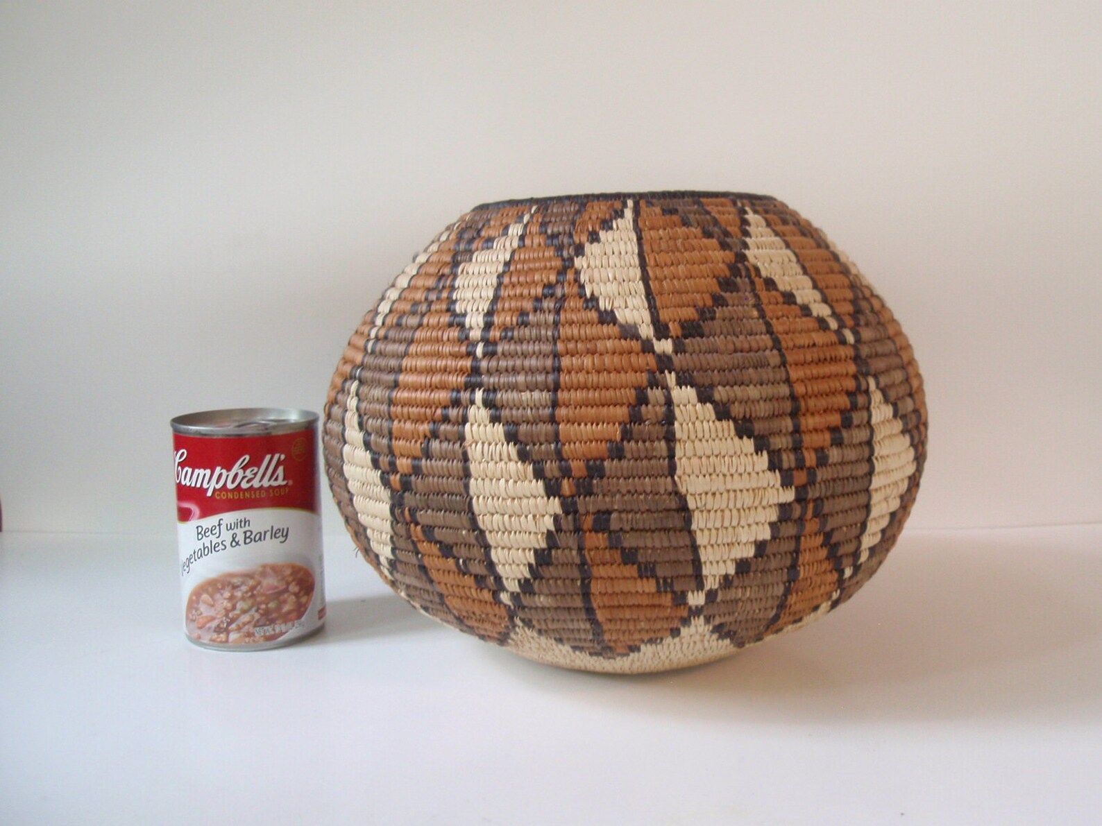 Stunning Large Zulu African Coil Round Basket Open Top/ | Etsy