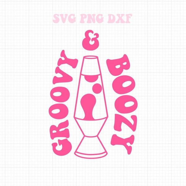 Groovy and Boozy Svg - Etsy
