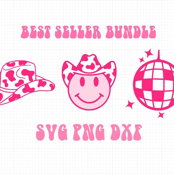 Disco Ball With Cowboy Hat Png - Etsy