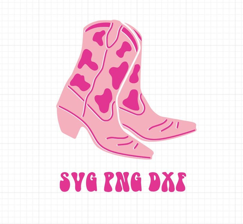 Cowboy Boot Bundle SVG DXF PNG 3 Digital Images Included - Etsy