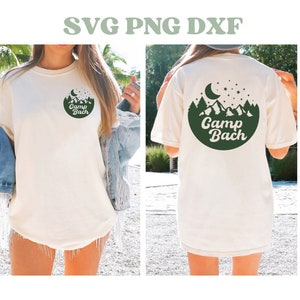 Camp Bach SVG PNG DXF | Camping Bachelorette Party Design | Instant ...