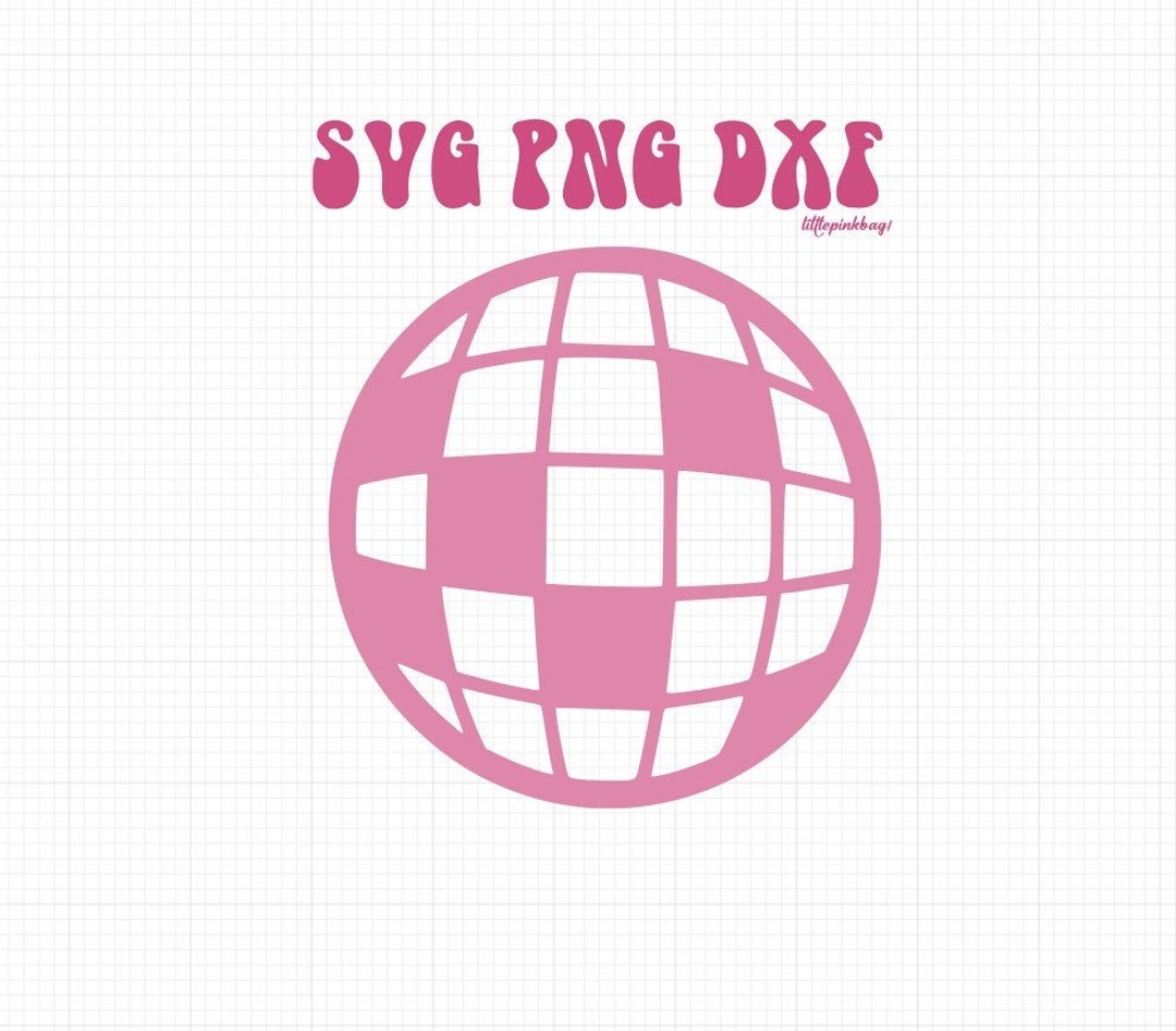 Disco Ball SVG PNG DXF Instant Digital File for Cutting or Sublimation ...