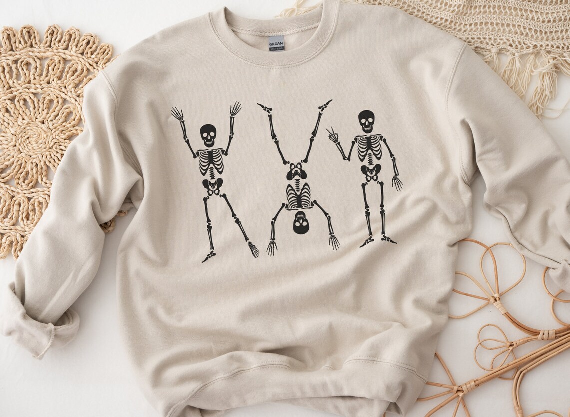 Groovy Fun Skeleton SVG PNG DXF Halloween Spooky Digital Files - Etsy