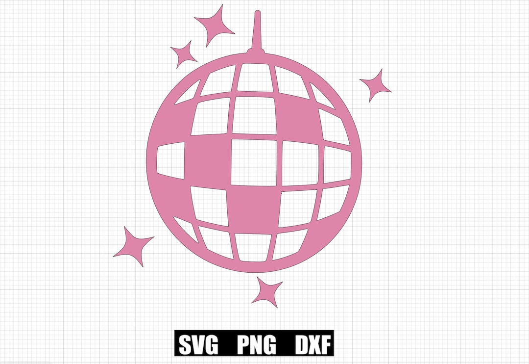 Disco Ball SVG PNG DXF Instant Download Groovy - Etsy