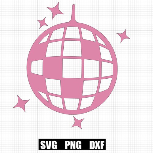 Disco Ball SVG PNG DXF Instant Download Groovy - Etsy UK