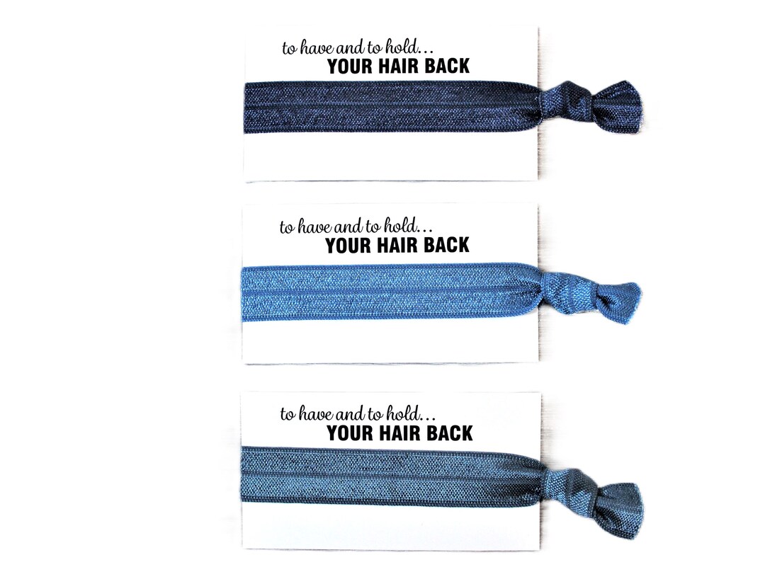 Blue Hair Ties-navy Blue-french Blue-light Navy - Etsy