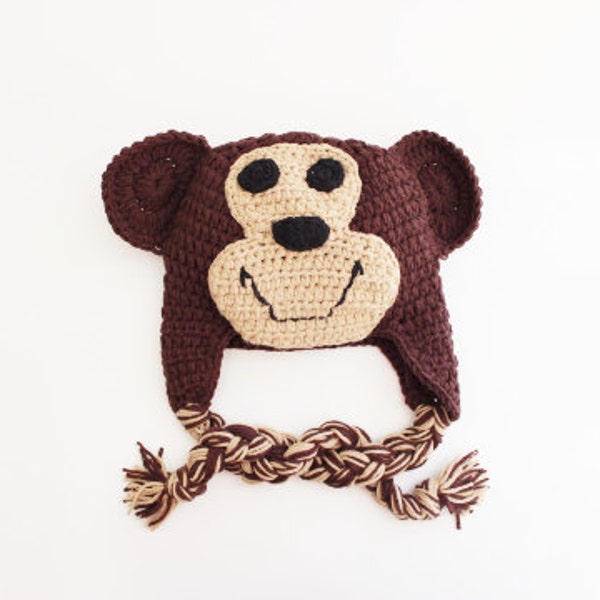 Baby Monkey Hat - Etsy