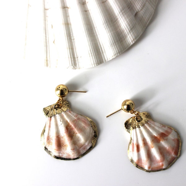 Shell Earrings - Etsy