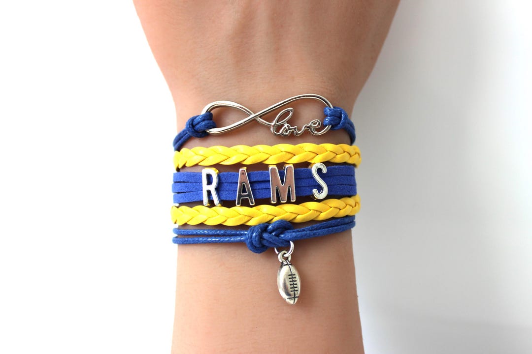 Love LOS Angeles-love Rams-football Multi Layer Cord Bracelet - Etsy